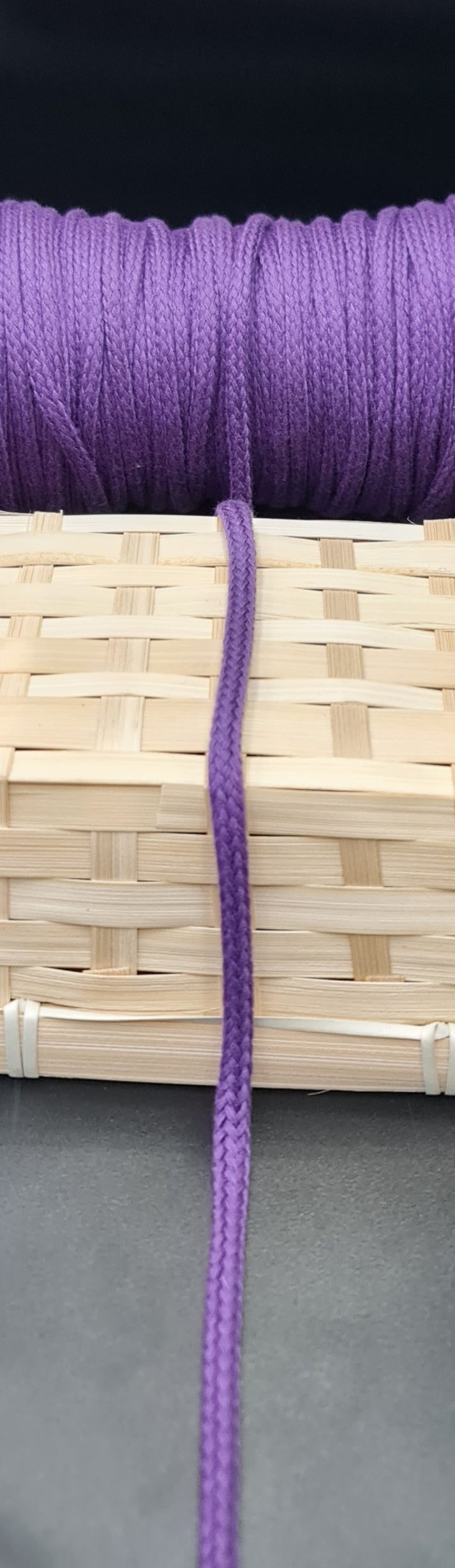 Draw Cord (Tubular) (PURPLE) (8mm) (SOLD PER METER) – Trims n Things