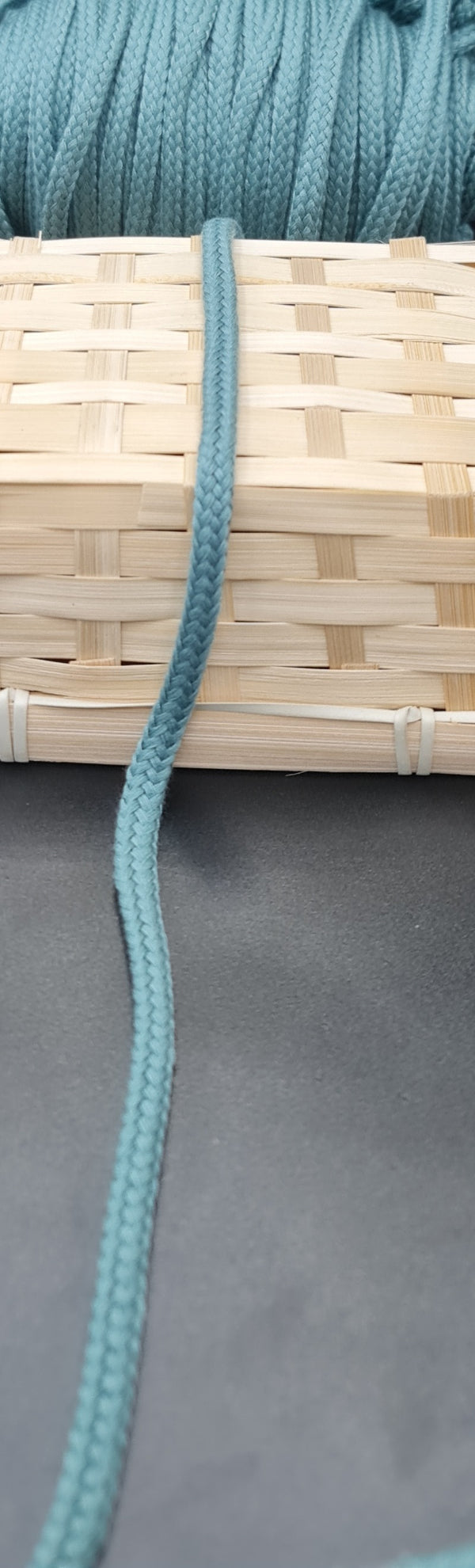 Draw Cord (Tubular) (TEAL) (8mm) (SOLD PER METER) – Trims n Things